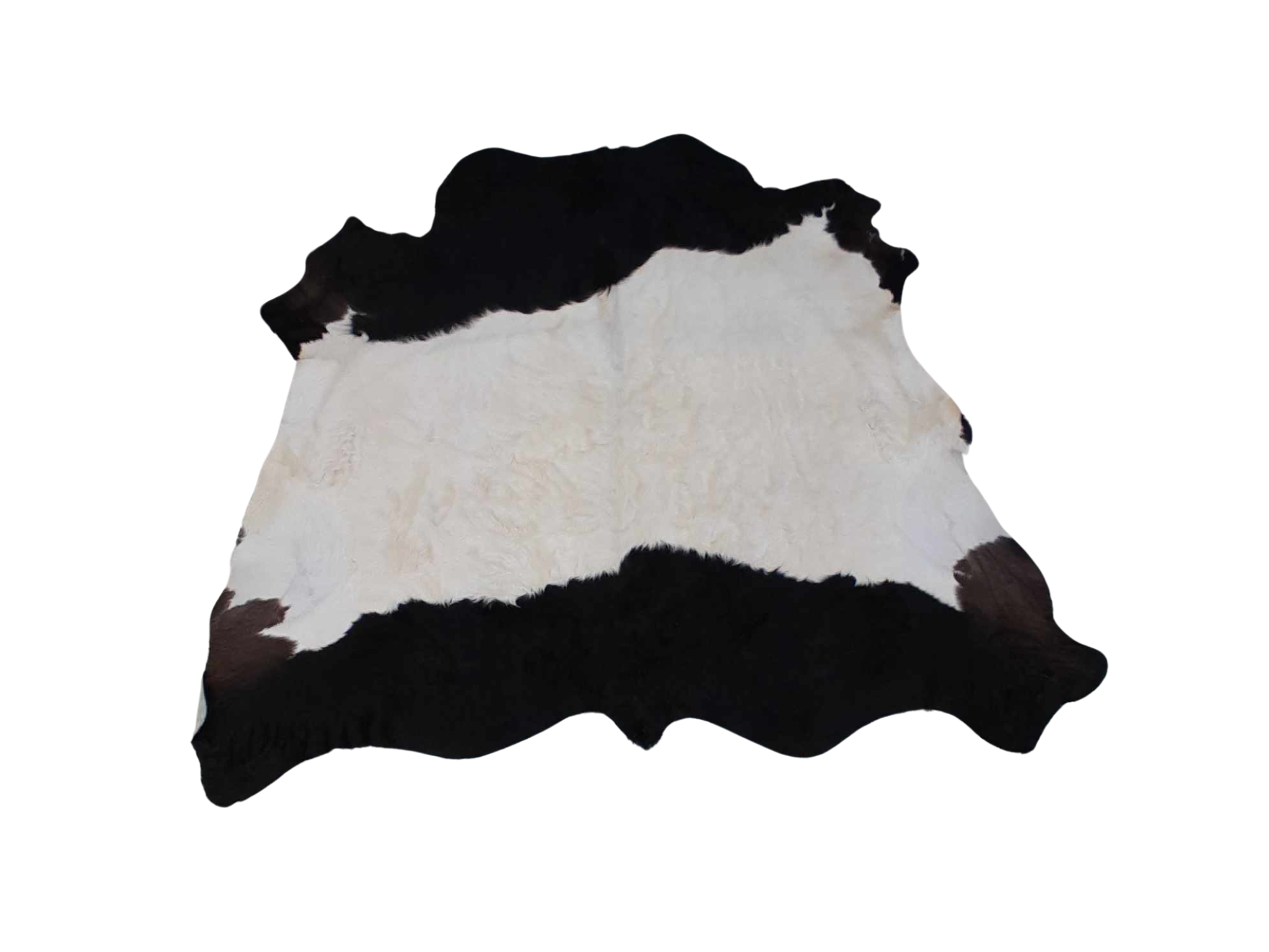 Black and White Belted Galloway Cow Hide – Animal Skin Tanning Services